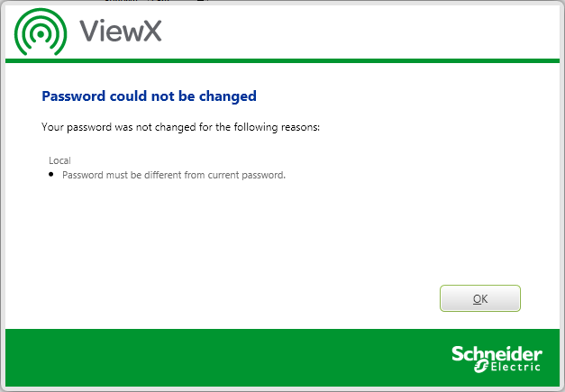 ViewX and Virtual ViewX Clients Guide - Change your Password (ViewX Client)